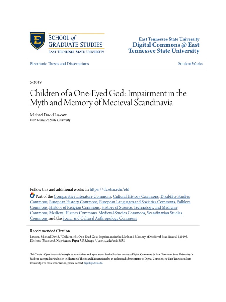 Children of A One-Eyed God Impairment in PDF | PDF | Norse Mythology ...