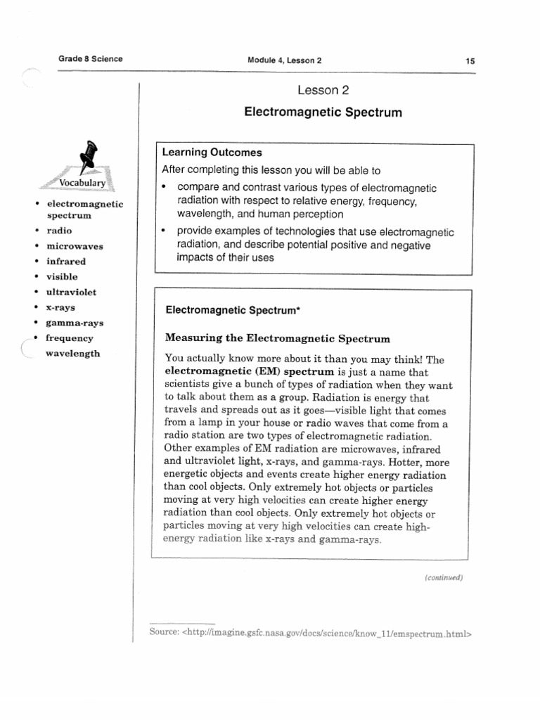 Understanding the Electromagnetic Spectrum | PDF | Electromagnetic ...