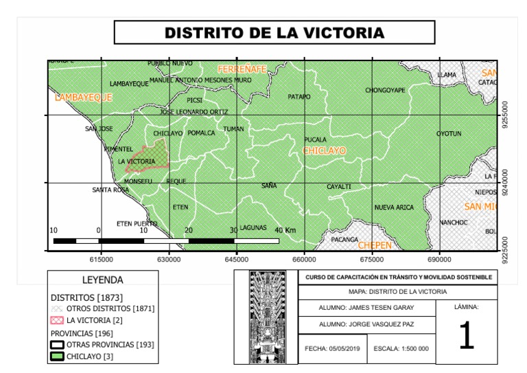 Mapa del Distrito de La Victoria | PDF
