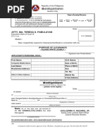 Sandiganbayan Clearance Form | PDF | Government | Public Services