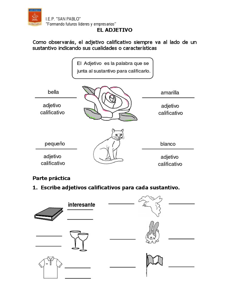 EL ADJETIVO.docx | Adjetivo | Lingüística | Prueba gratuita de 30 días ...