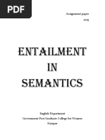 Componential Analysis | PDF | Semantics | Word