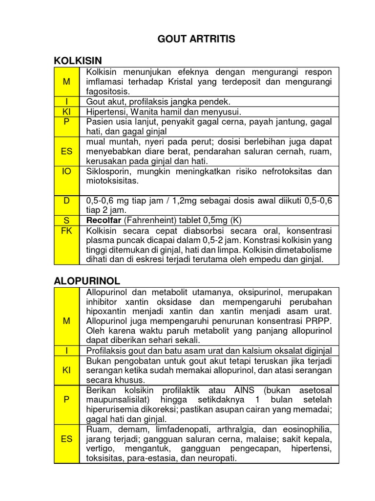 Gout Artritis | PDF | Kesehatan Holistik