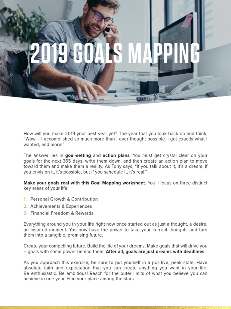 2019 Goals Mapping: Goal-Setting and Action Plans | Download Free PDF ...