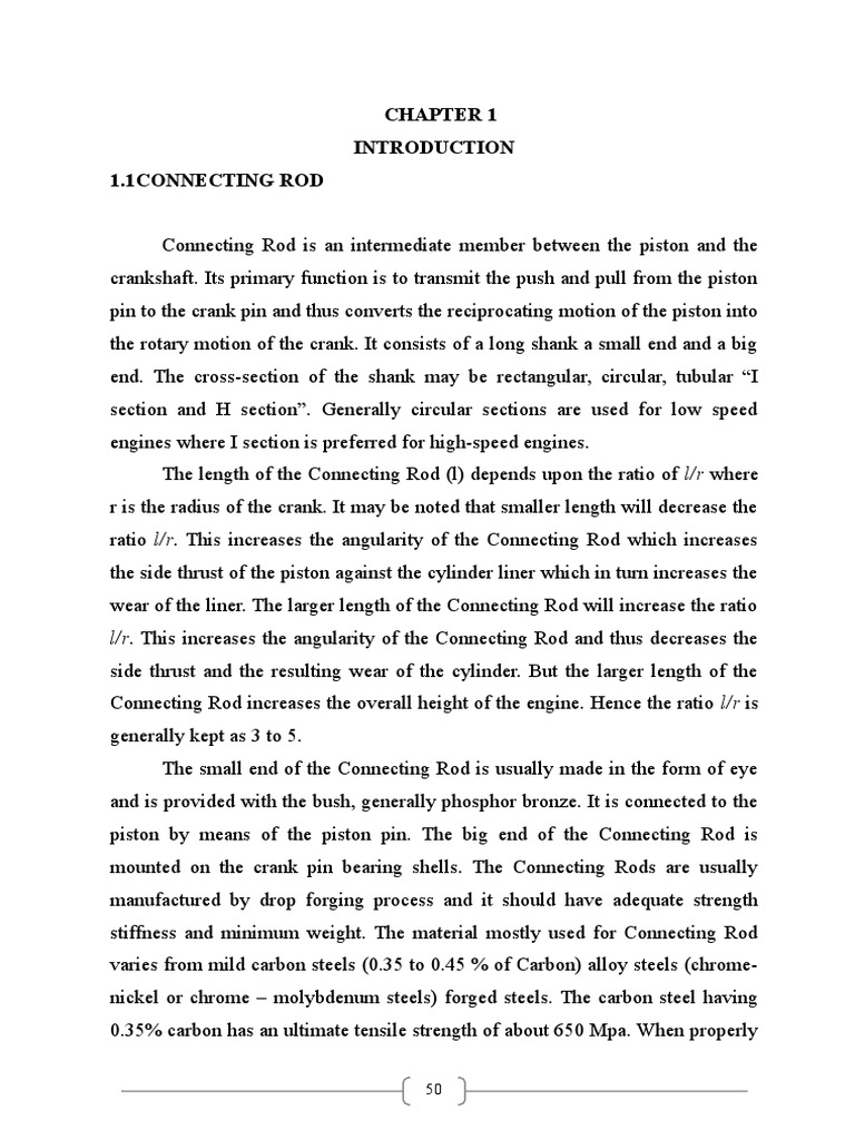 Connecting Rod | Download Free PDF | Buckling | Fatigue (Material)