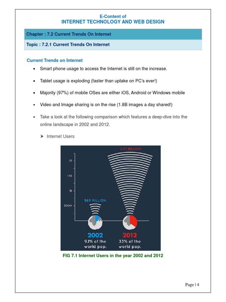 Current Trends On Internet | PDF | Computers