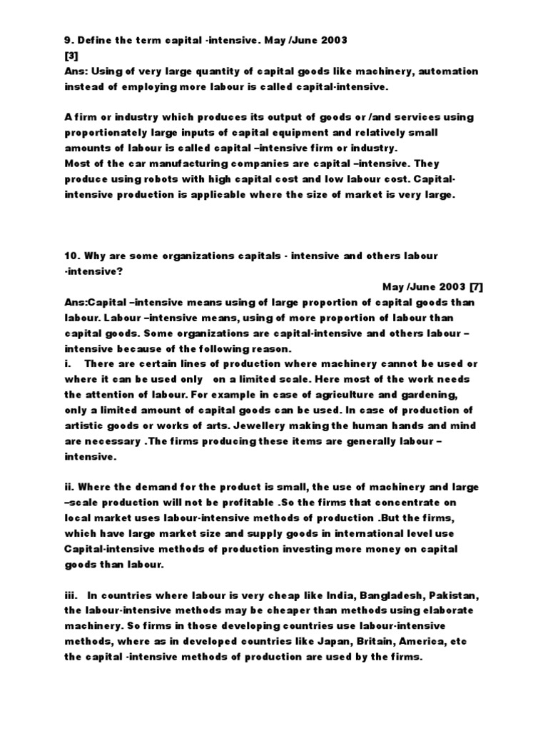 O Level Economics Past Questions & Answers | PDF | Market Economy ...