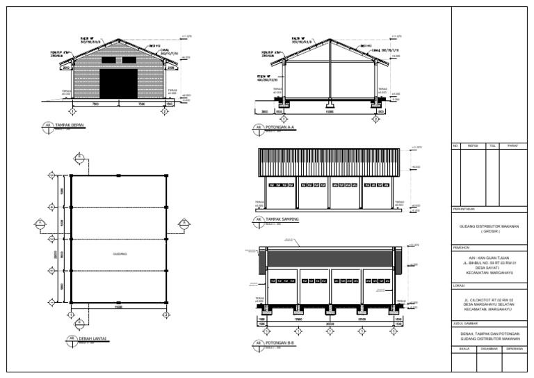 Gambar Gudang-Model | PDF