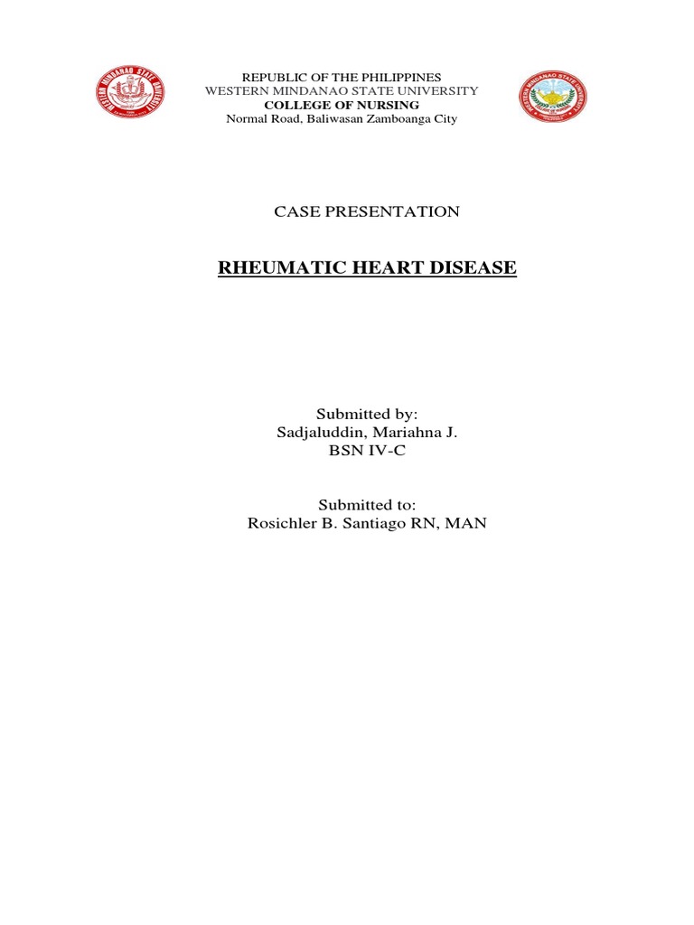 Rheumatic Heart Disease: Case Presentation | PDF