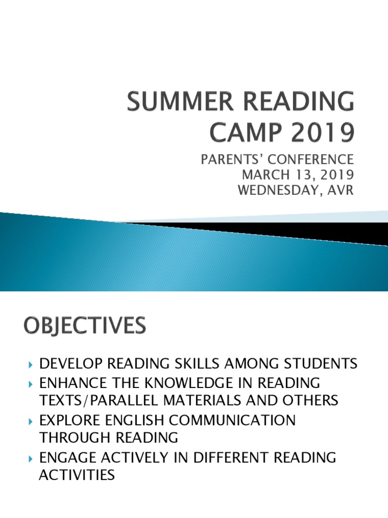 Parents' Conference SRC | PDF | Reading (Process) | Reading Comprehension