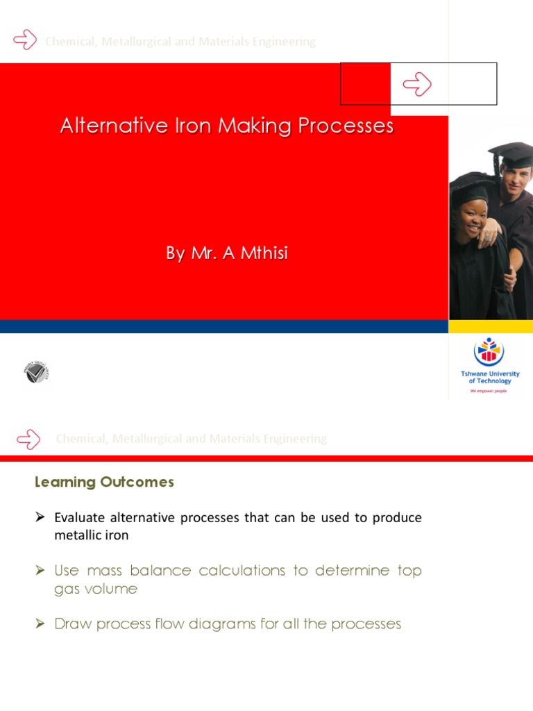 Alternative Iron Making Processes: by Mr. A Mthisi | PDF | Gasification | Coal