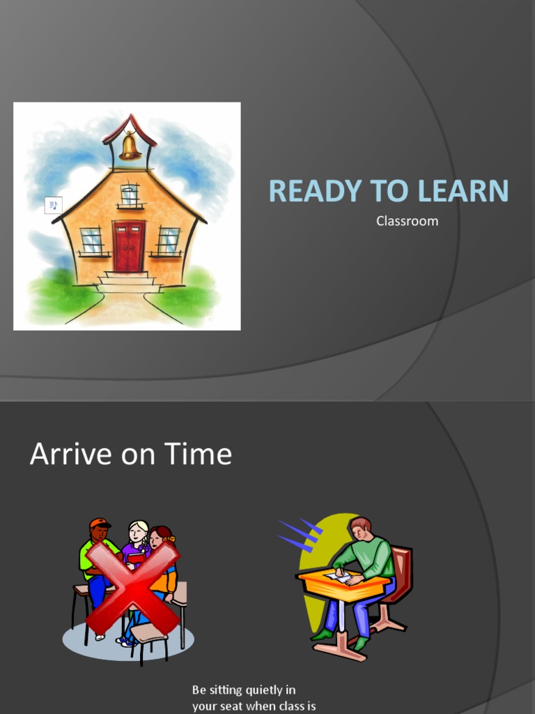 Ready To Learn Classroom | PDF