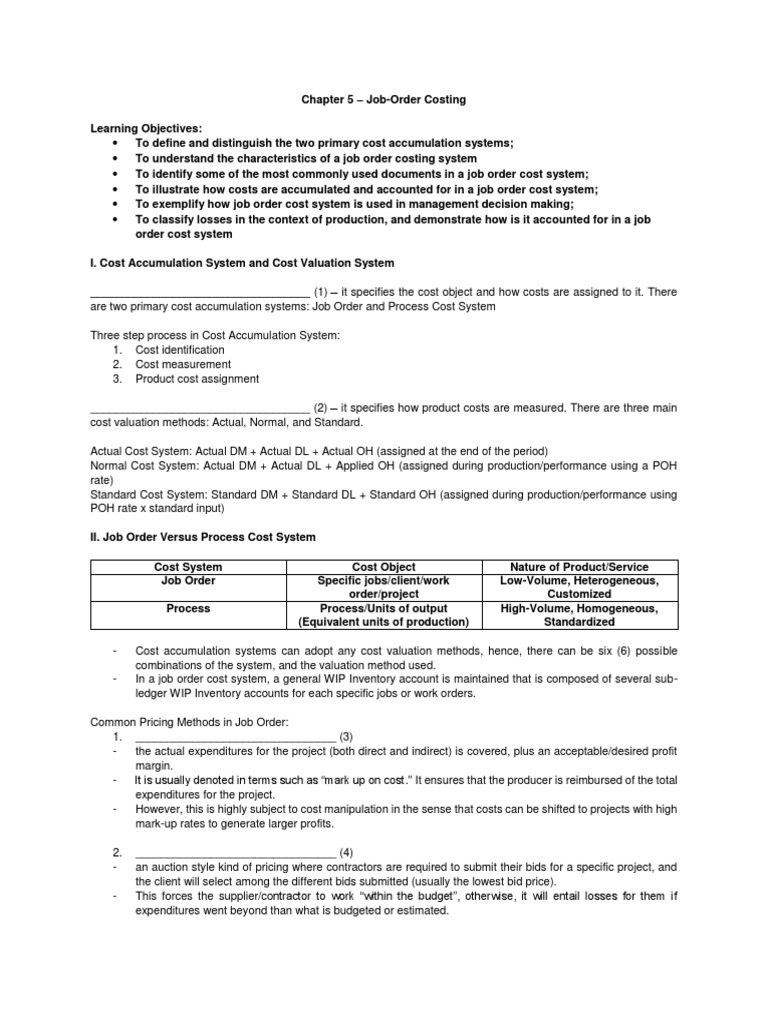 Cost Accounting Reviewer | PDF | Inventory | Cost