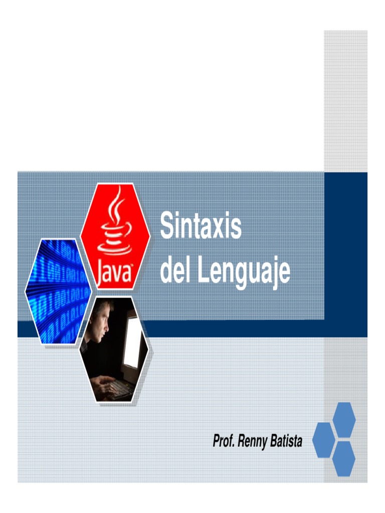 01 Java Sintaxis Basica PDF | PDF | Tipo de datos | Java (lenguaje de ...