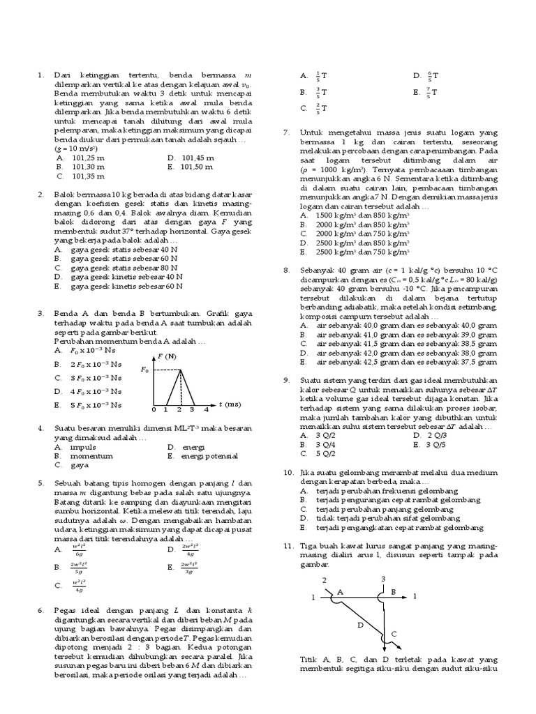 Try Out UTBK | PDF