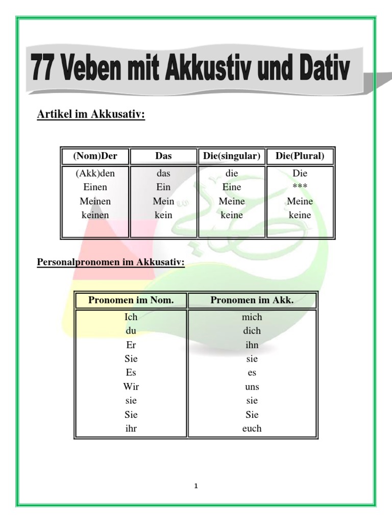 Tabelle Aller Starken Verben | PDF