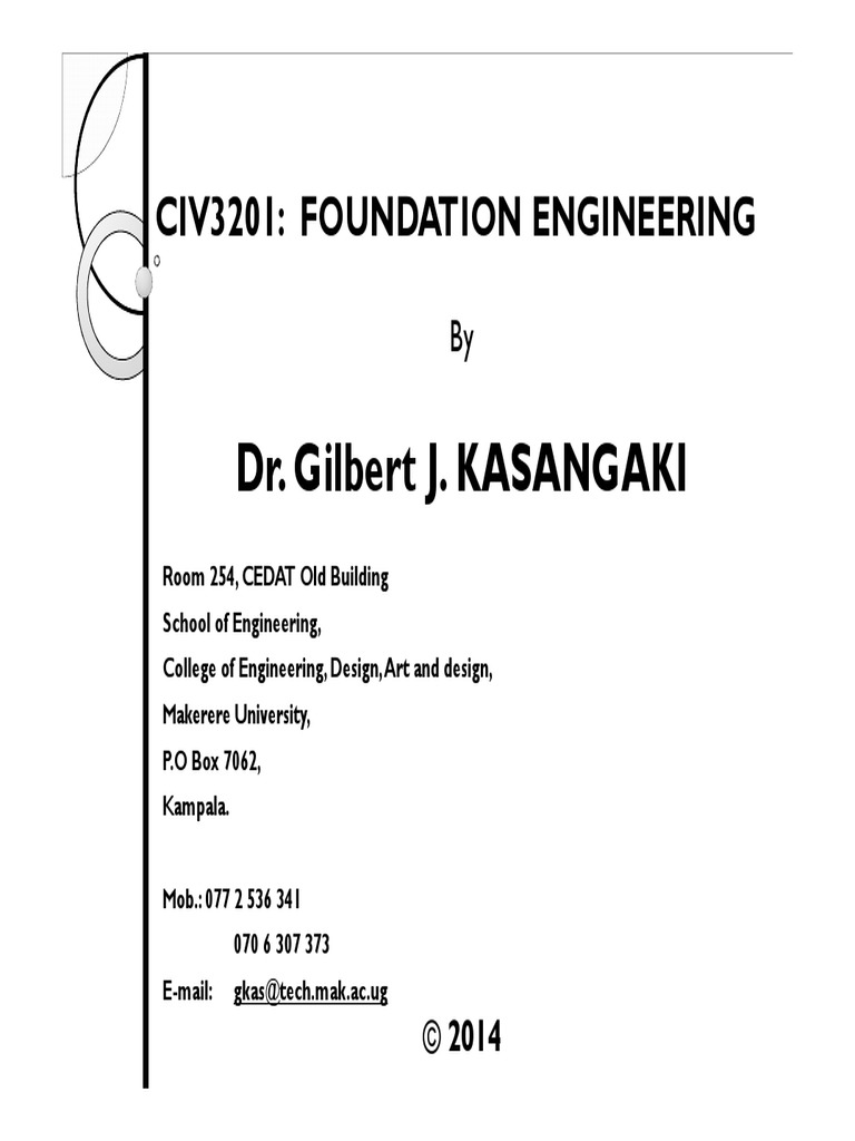 Shallow Foundation Notes | PDF | Geotechnical Engineering | Foundation ...