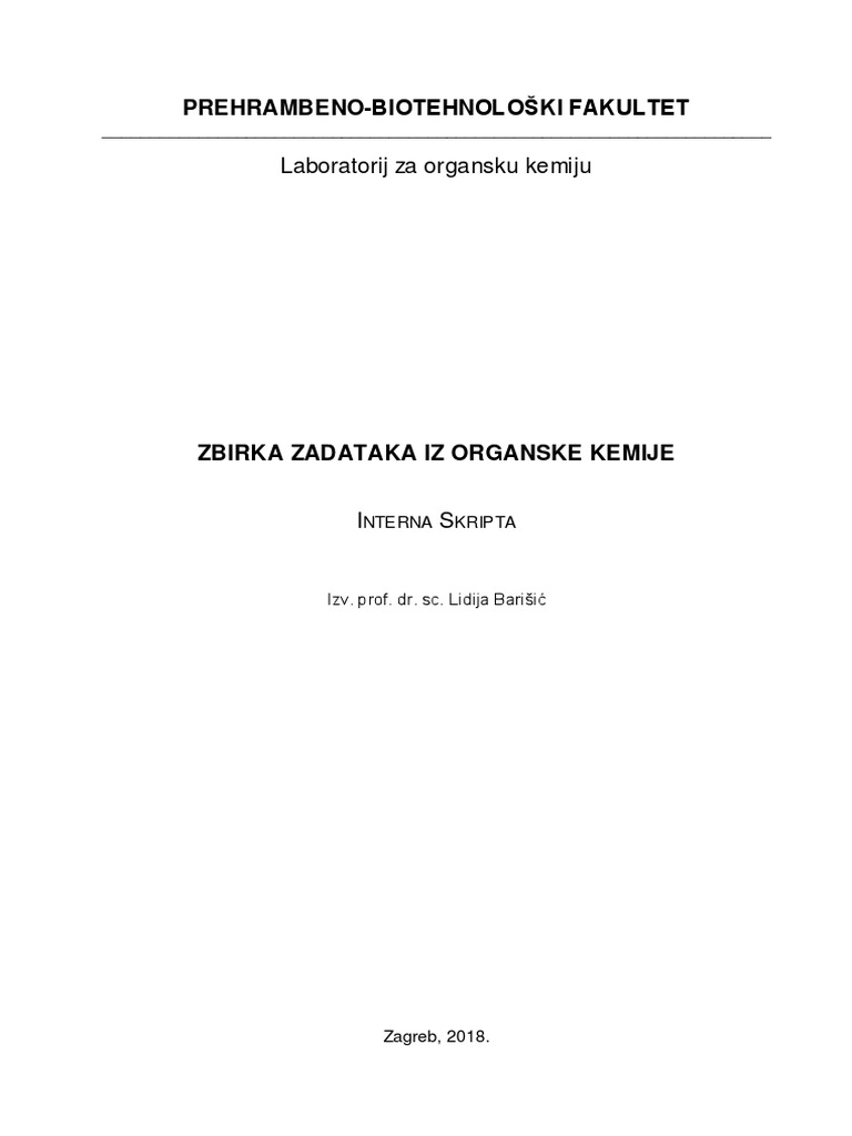 Skripta Organska Kemija Pdf Pdf