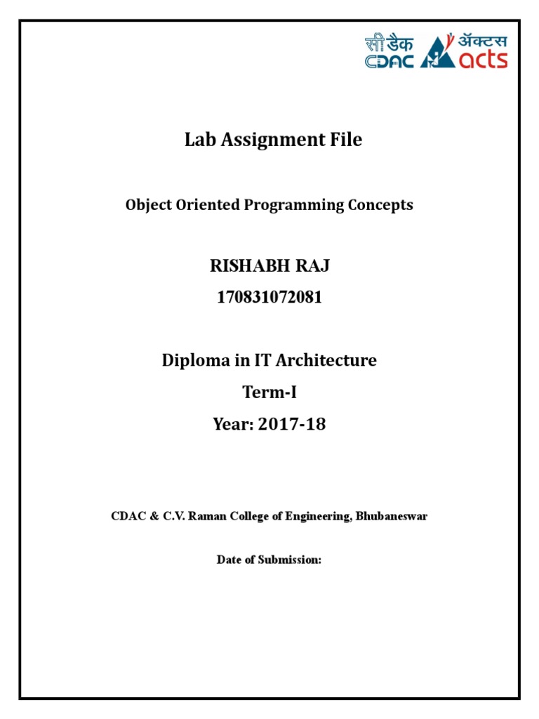 Lab File Format | PDF