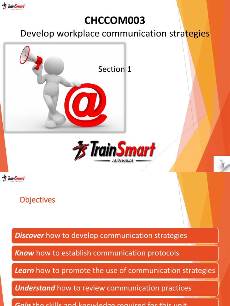 CHCCOM003 Student Powerpoint Slides | PDF | Swot Analysis | Communication