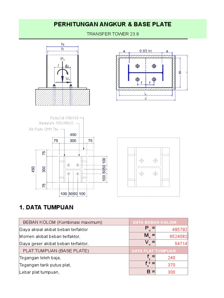 Base Plate Dalam | PDF