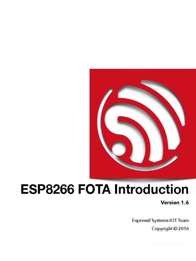 ESP8266 FOTA Introduction: Espressif Systems IOT Team | PDF | Booting | Hypertext Transfer Protocol
