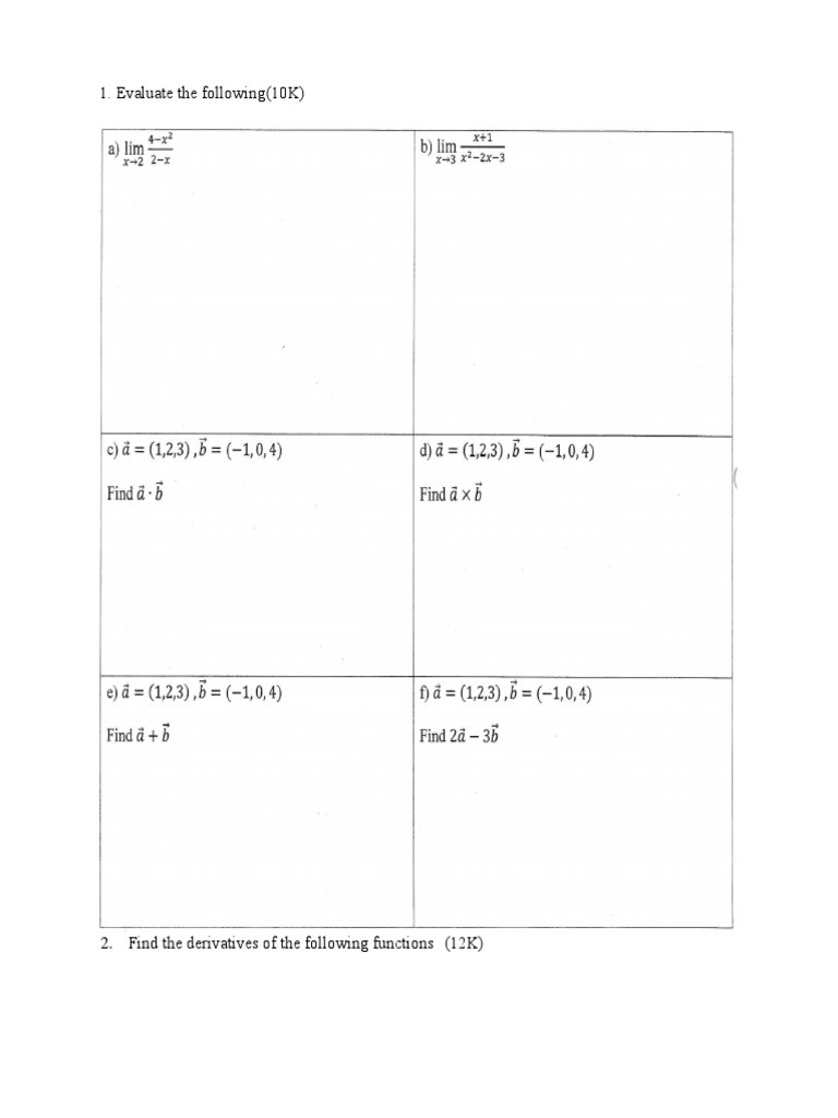 MCV4U Final Exam | PDF