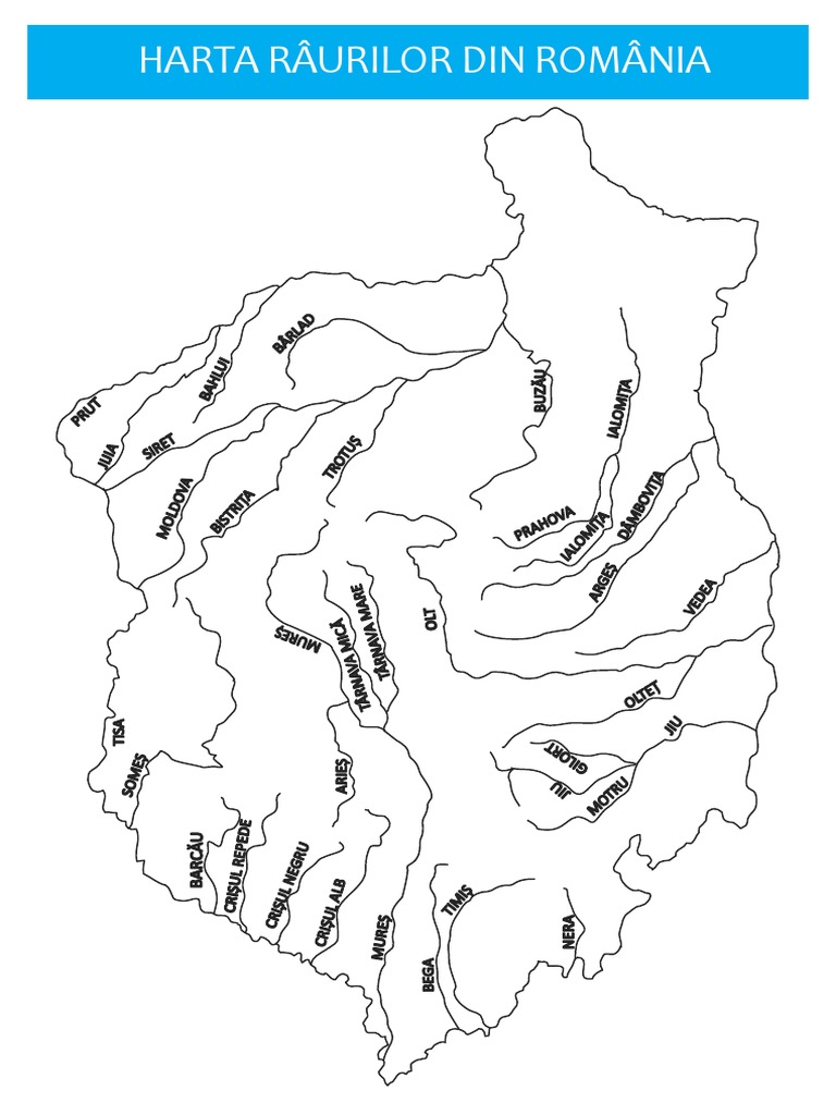Plansa Harta Raurilor Din Romania | PDF