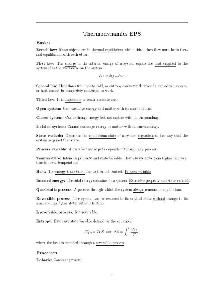 EPS Thermodynamics | PDF | Phase (Matter) | Heat