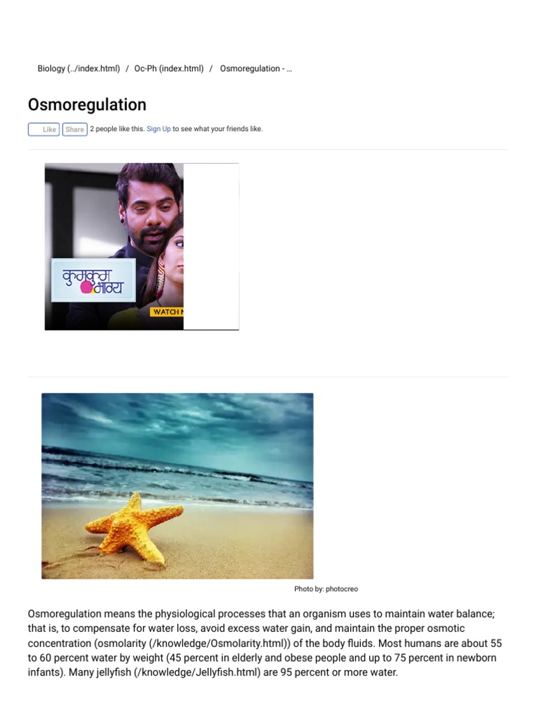 Osmoregulation: Biology (../index - HTML) / Oc-Ph (Index - HTML ...