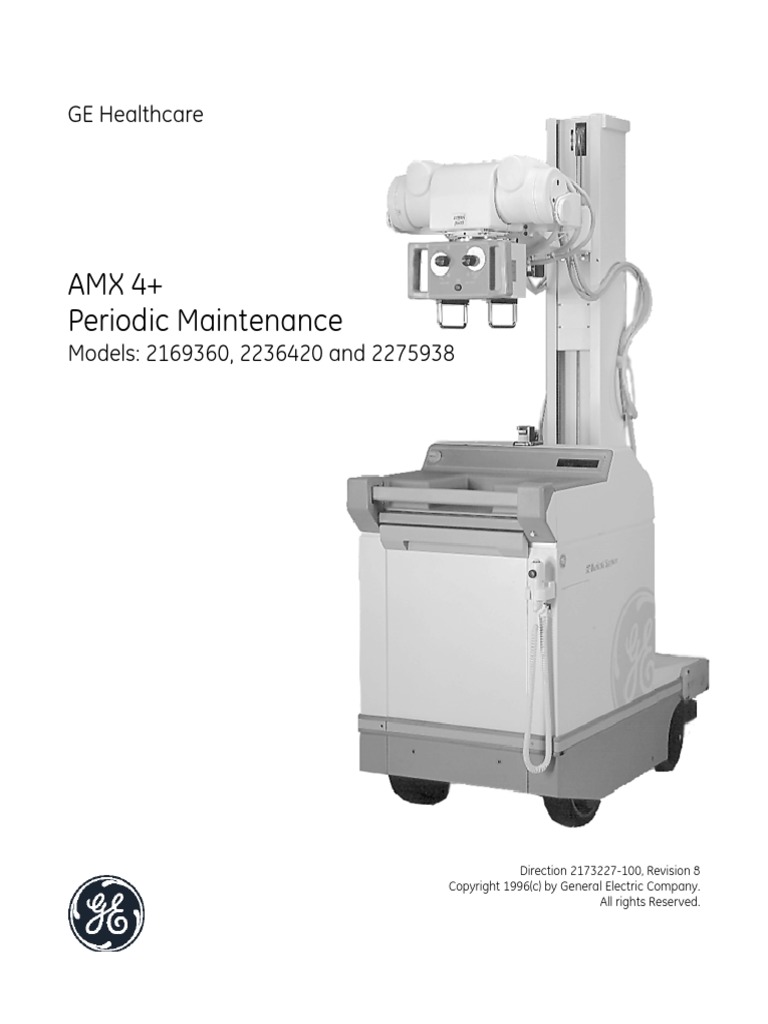 Ge Healthcare Amx 4 Plus Periodic Maintenance PDF | PDF | Nut (Hardware ...