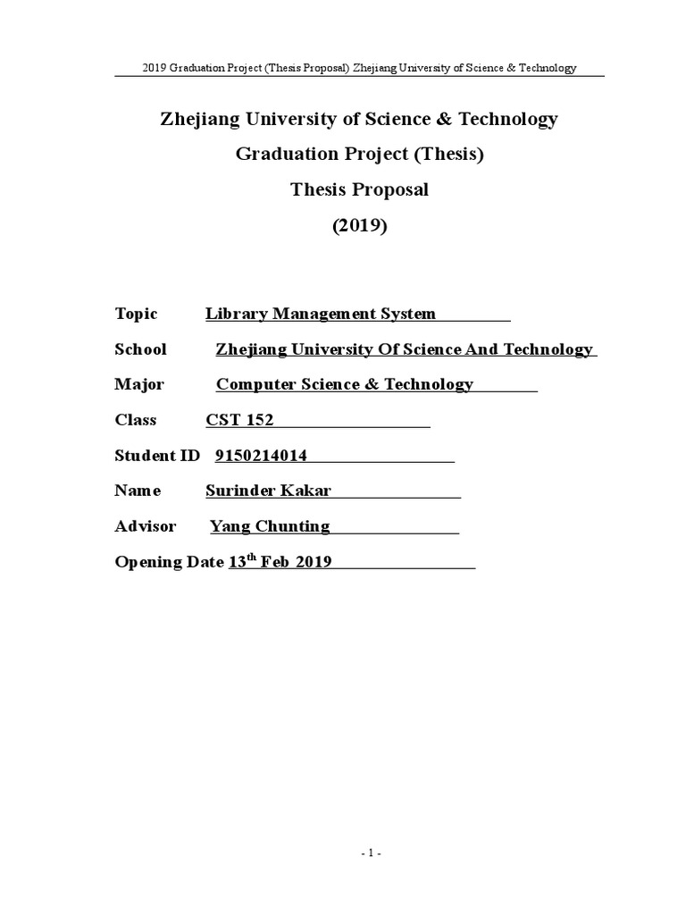 Thesis Proposal | PDF | Library (Computing) | Operating System