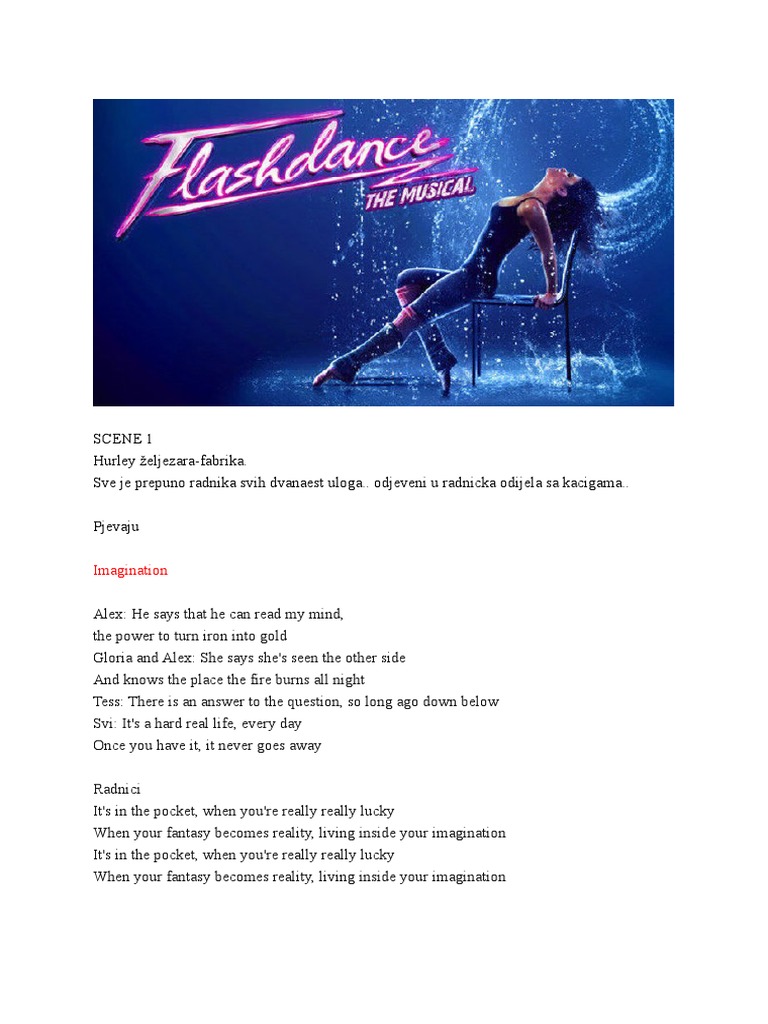 Flashdance Scenario | PDF | Leisure