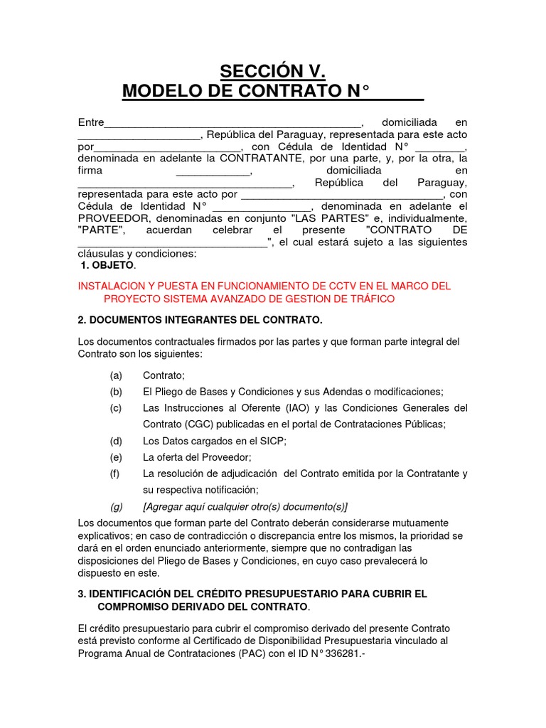 Proforma de Contrato CCTV 1507752012680 | PDF | Instituciones sociales | Ciencias sociales