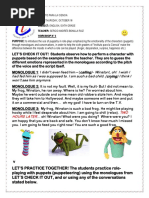 Puppet Show Planning Workbook | PDF | Puppetry | Entertainment