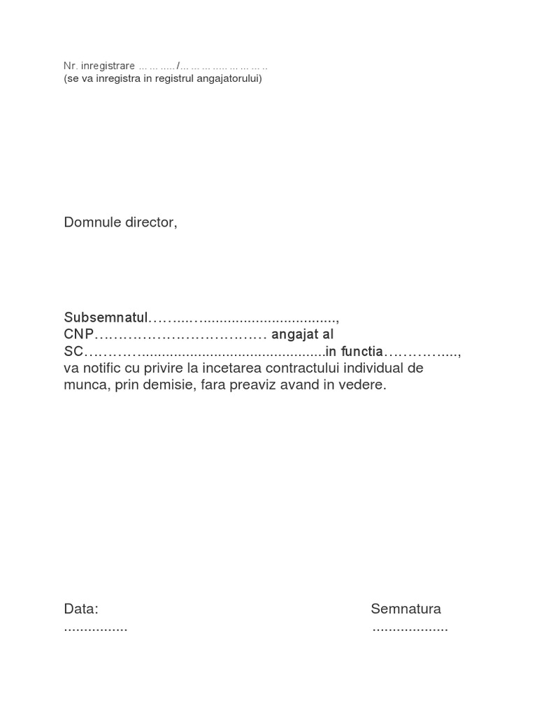 Demisie Fara Preaviz | PDF