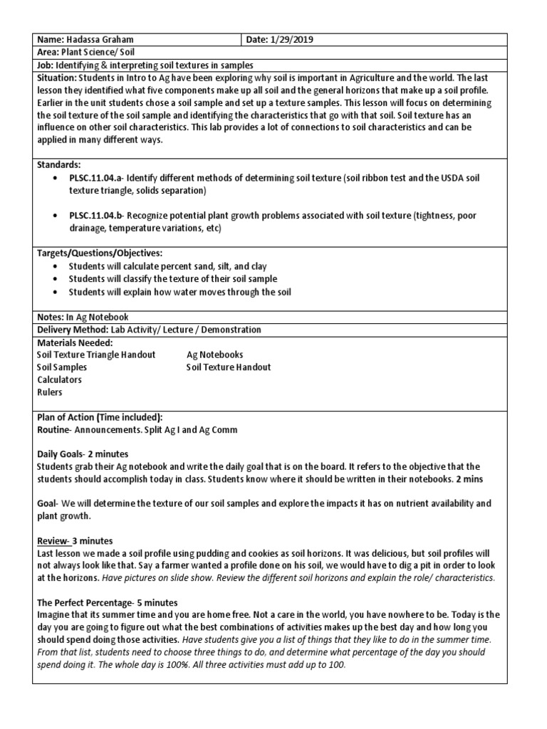Soil Texture Lab 2 | PDF | Soil | Cognition