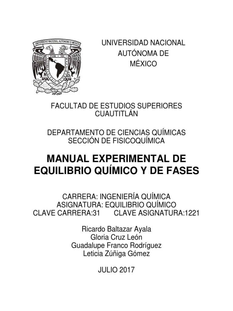 Iq Eq Quimico 2018 I PDF | PDF | Fase (materia) | Destilación
