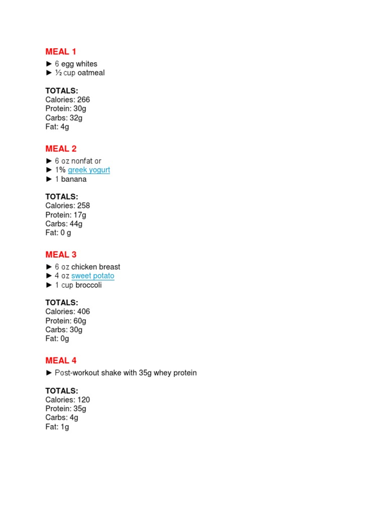 MEAL Plan | PDF | Cooking, Food & Wine