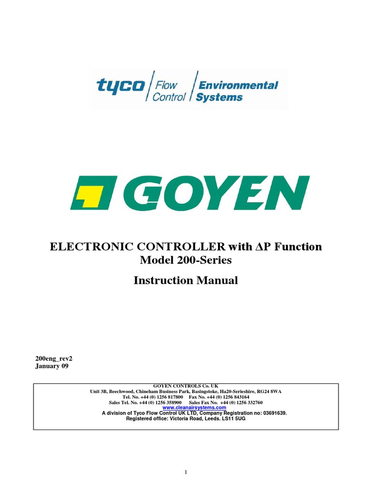 Programadores Goyen TS 200 Series Pulse Catalogo Completo | PDF | Power ...