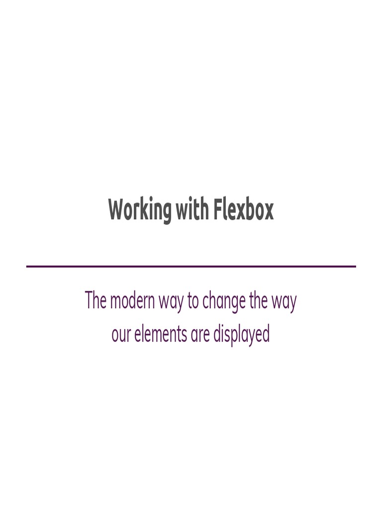 211 Css Flexbox Slides | PDF | Web Design | Web Standards