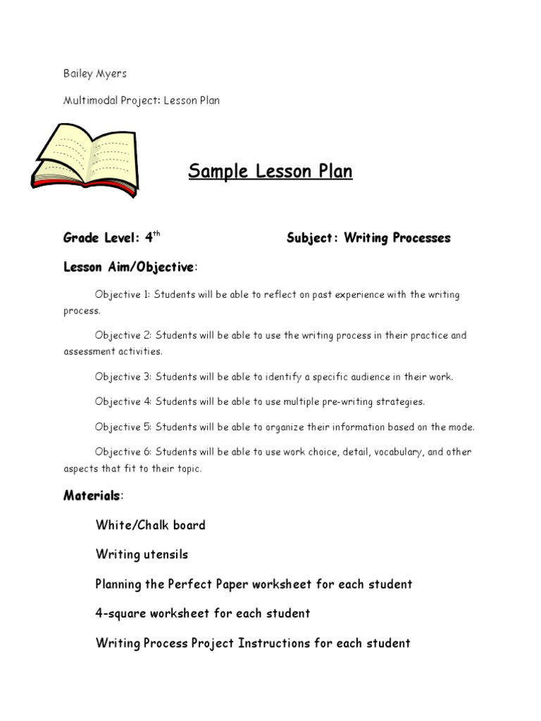 Multimodal Writing Project Plan | PDF | Homework | Semiotics