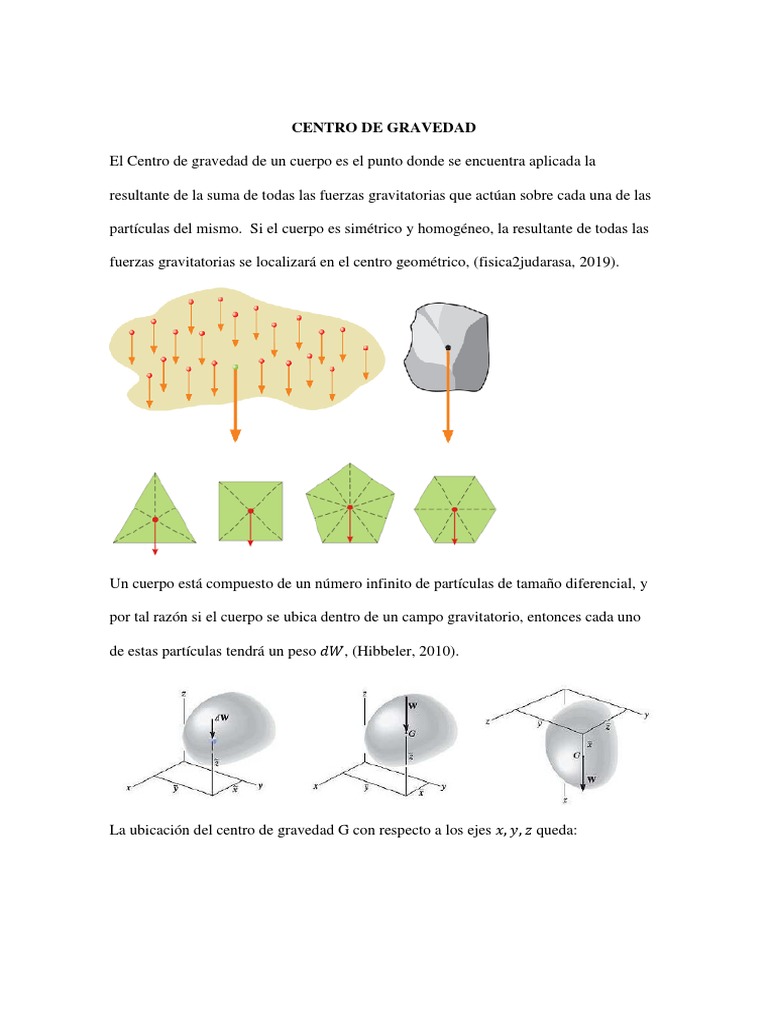 Centro de Gravedad y Centroide