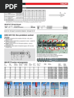 Hilti HAS-E Threaded Rod Specifications | PDF | Screw | Industrial ...