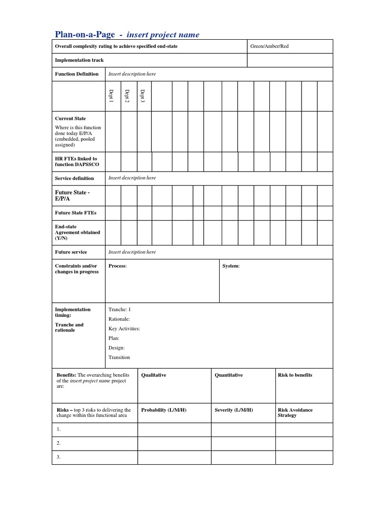 Project Implementation Plan Overview | PDF