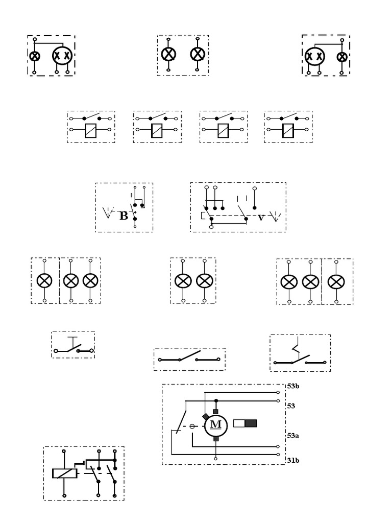 Simbol Simbol Rangkaian | PDF