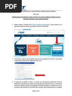 Instructivo para llenar formulario 4949 | PDF | Impuestos | Pagos