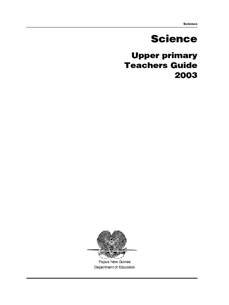 Teachers Guide Upper Primary Science PDF | PDF | Educational Assessment ...