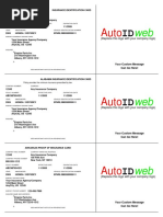 Progressive Insurance Card PDF | PDF | Insurance | Financial Services