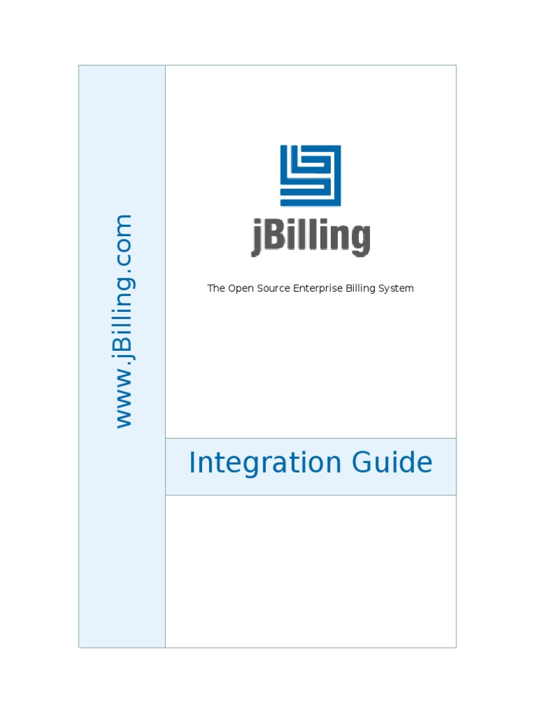 Integration Guide: The Open Source Enterprise Billing System | PDF ...
